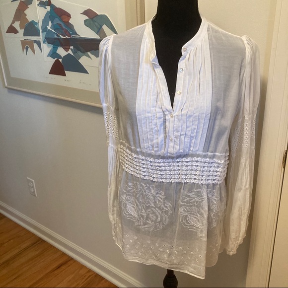 Max Studio | Tops | Vintage Max Studio Gypsy Style Embroidered Lace And ...